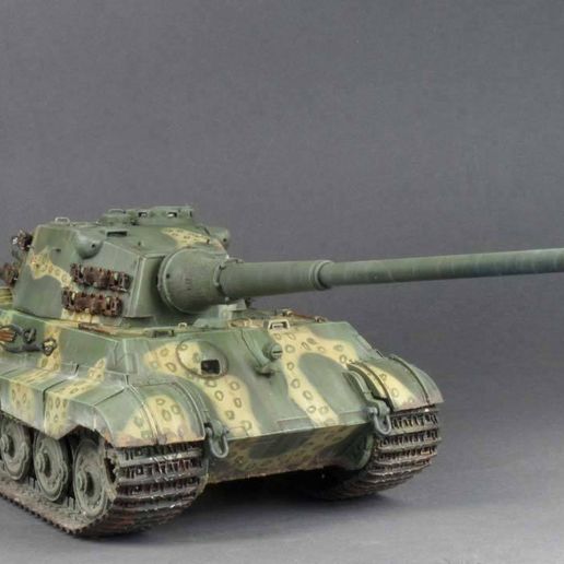 🐅 Tiger 2 H (105 mm)・Free 3D File for ・Cults