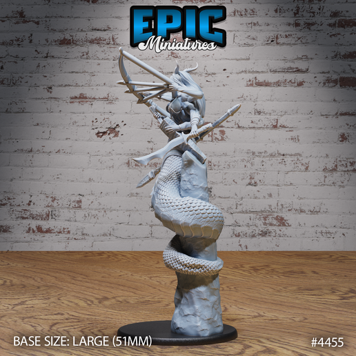 3D file Naga Death Envoy Set ‧ DnD Miniature ‧ Tabletop Miniatures ...