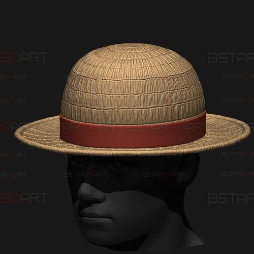 🎩 One Piece LA - Luffy Hat High Quality・ STL File for 3D printing・Cults
