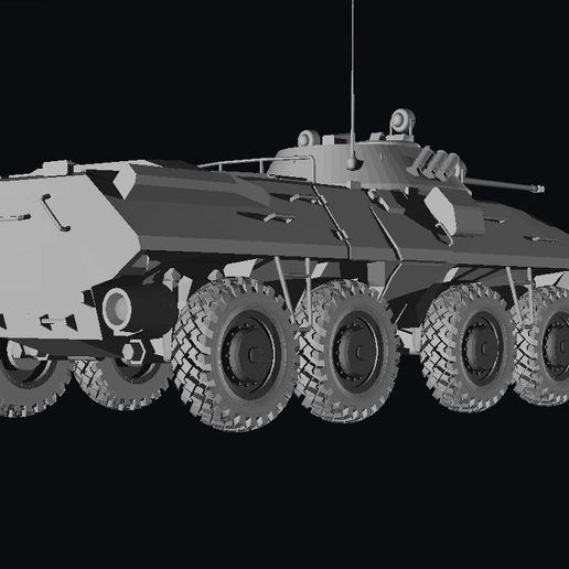 OBJ file Btr 90 8x8 ifv 🪖 ・3D printable model to download・Cults