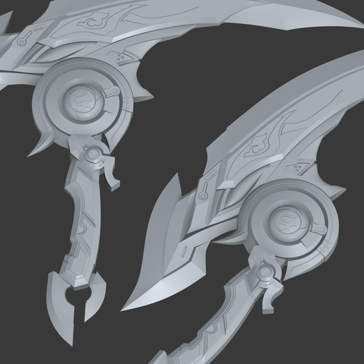 ⭐ Honkai Star Rail Rappa Weapon and Shuriken for 3d print・ 3D File for ...