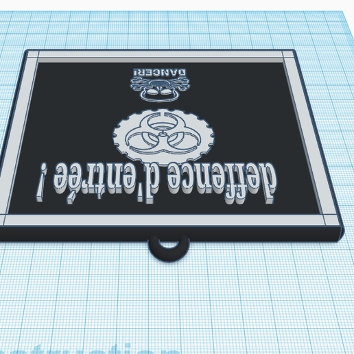Free STL file danger sign 🚨 ・3D printable object to download・Cults