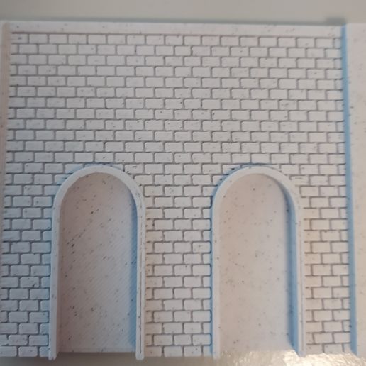 🌉 HO / N stone walls, Decorative retaining wall・ STL File for ・Cults