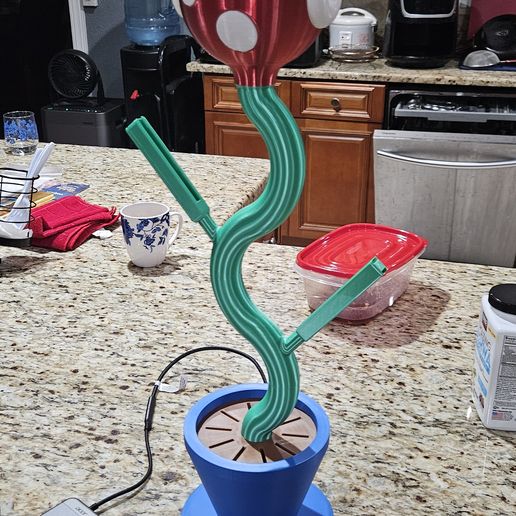 3D printer Nintendo Switch Plant Stand (Charging) (UPDATED) • made with ...