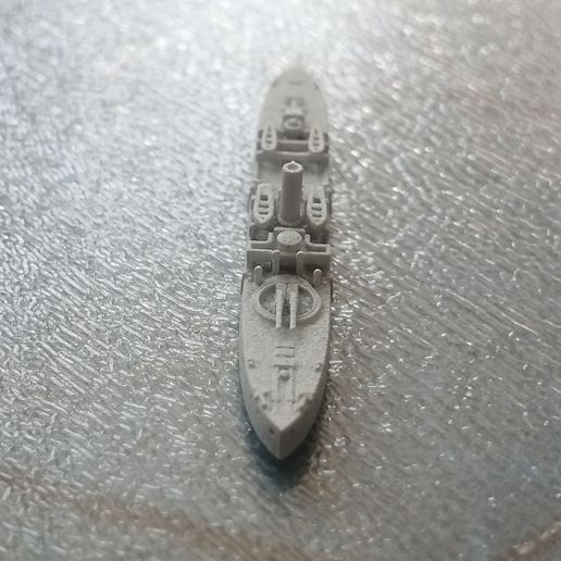 🚢 Protected cruiser "Tsi Yuan" 1894 1/1800・ STL File for 3D printing・Cults