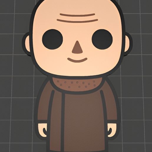 🗝️ Uncle Fester keychain・ STL File for 3D printing・Cults