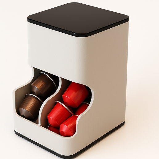 ☕ Coffee capsule organizer・ OBJ File for 3D printing・Cults