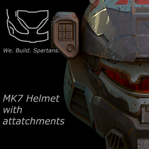🪖 Mk Vii Helmet With Attachments 3d Print File・ 3d File For ・cults