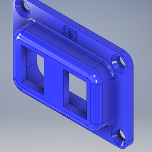 🖼️ 12V DOUBLE SWITCH FRAME・ STL File for 3D printing・Cults