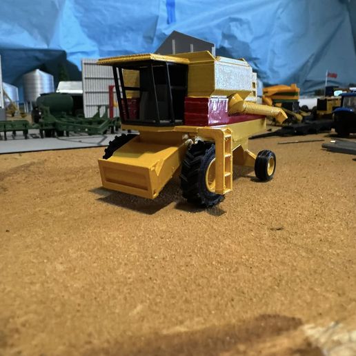 🆕 1/64 New Holland TR combine・ 3MF File for 3D printing・Cults