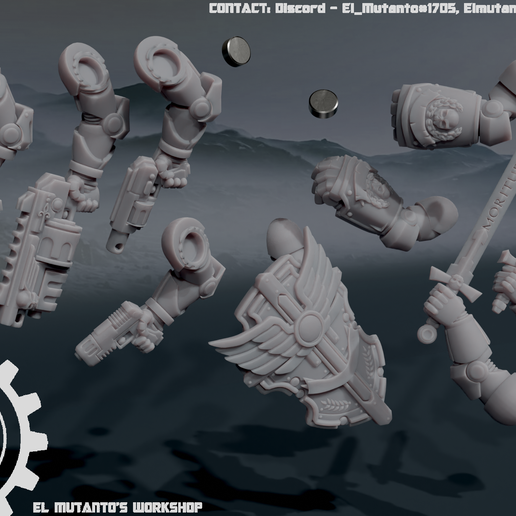 🛰 ...:: Void Marines Field Commander ::...・ STL File for 3D printing・Cults