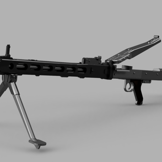 🔫 Real Size 1:1 Display MG42.・ STL File for 3D printing・Cults