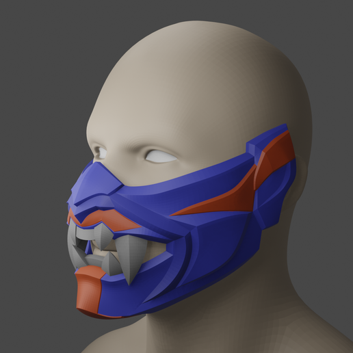 STL file valorant yoru mask cosplay 3d print 💍 ・3D printing model to ...