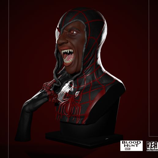 🧛 Miles Morales Vampire Spider-Man・ OBJ File for 3D printing・Cults