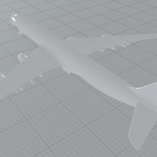 ️ AIRBUS A340 airliner aeroplane・ STL File for 3D printing・Cults