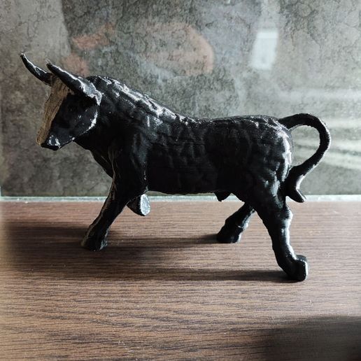 STL file el toro 🐂 ・3D printing model to download・Cults