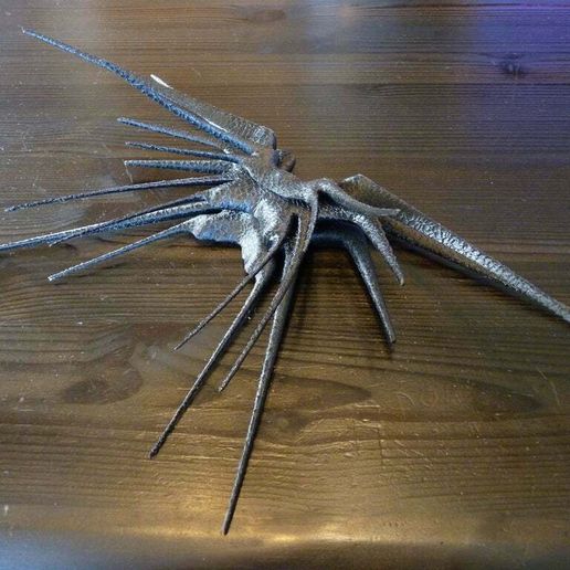 🚀 Babylon 5 Shadow Battlecrab with surface texture・Free STL File for ・Cults