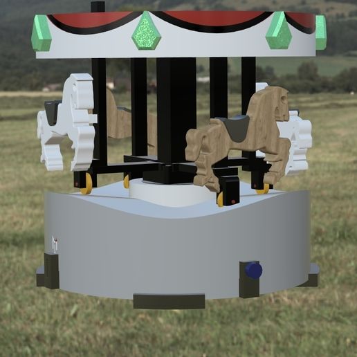 🎠 CARROUSEL・ STL file for 3D printing・Cults