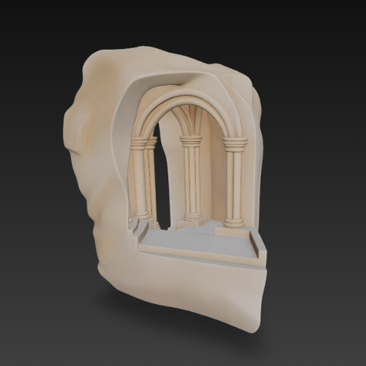 🗿 Marble sculpture style Deco 03・ STL File for 3D printing・Cults