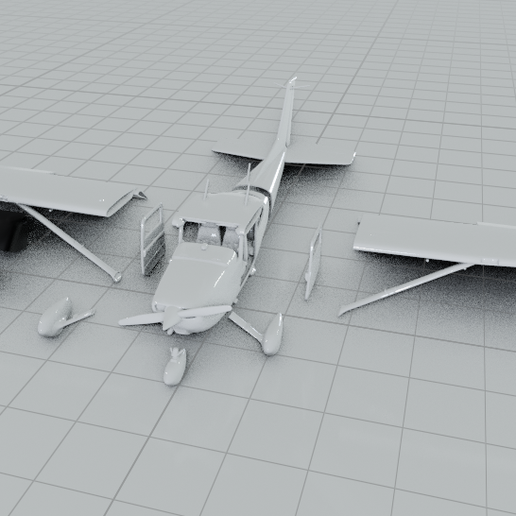 ️ Cessna 172SP 172S Skyhawk Aircraft・ STL File for 3D printing・Cults
