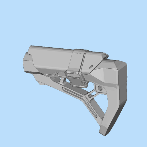 📱 680 CCL Tactical Rifle Modified Stock (CoreCP) - 165-3D Printed Model ...