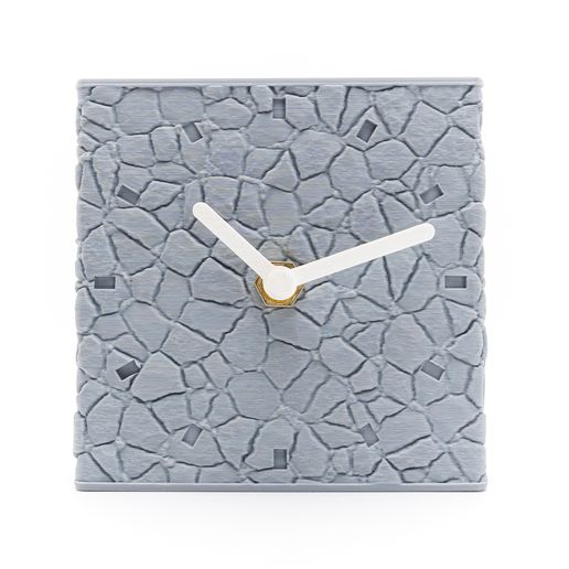 🪨 Rough Rock Clock・Free STL File for 3D printing・Cults