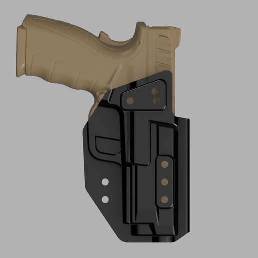 🔫 SPRINGFIELD XD9 mod 3 IWB COMPRESSION MOLD・ STL File for 3D printing ...