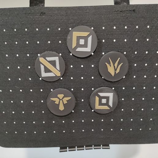 STL file Pack of LOL Position Pins 📛 ・3D printing design to download・Cults