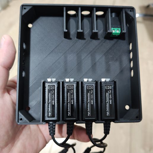 📦 Balun box 4 cctv cameras - Balunera cctv 4 camaras・Archivo STL para ...