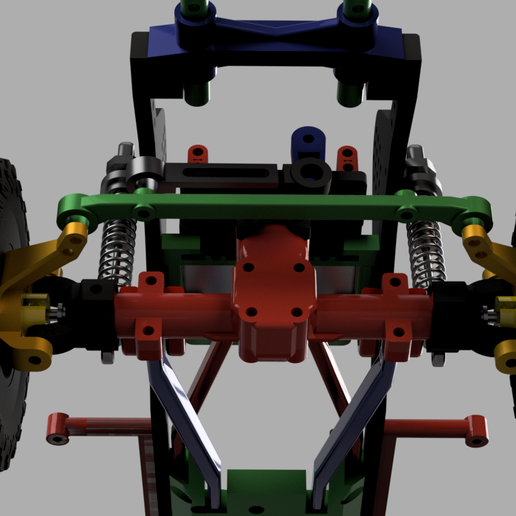STL file FRONT DIFFERENTIAL AXLE 1:18 🧸 ・3D print design to download・Cults
