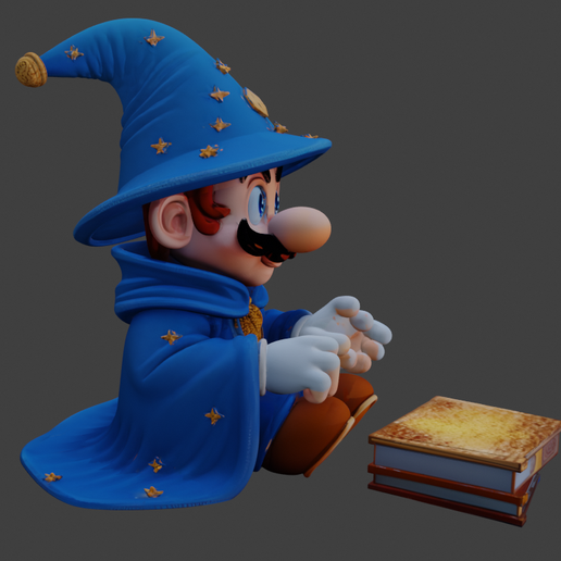 🧙 Mario Wizard・ STL File for 3D printing・Cults
