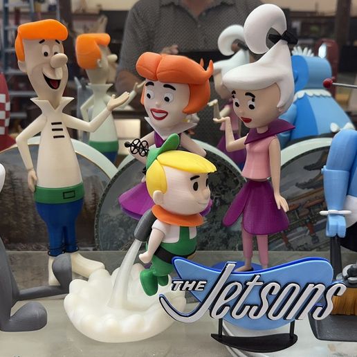 👽 The Jetsons Logo・3D Print with the Anycubic Kobra 2 Pro 3D printer・Cults