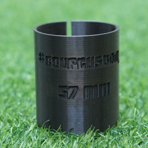 🛠️ 57 mm (2.24 IN) Pipe cutting template 90 degree angle・ STL File for ...