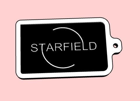 STL file Starfield Keychain 🗝️ ・3D printable model to download・Cults