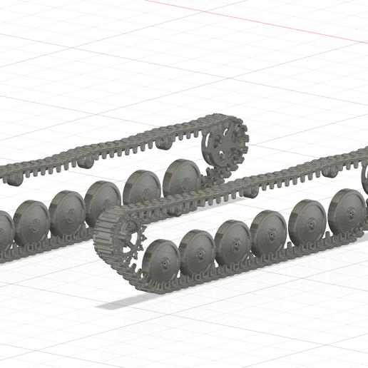 🪖 BMP-1 track(wheel set)・ OBJ File for 3D printing・Cults