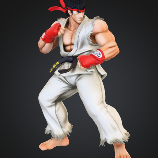 🦸 Ryu From Street Fighter・ STL File for 3D printing・Cults