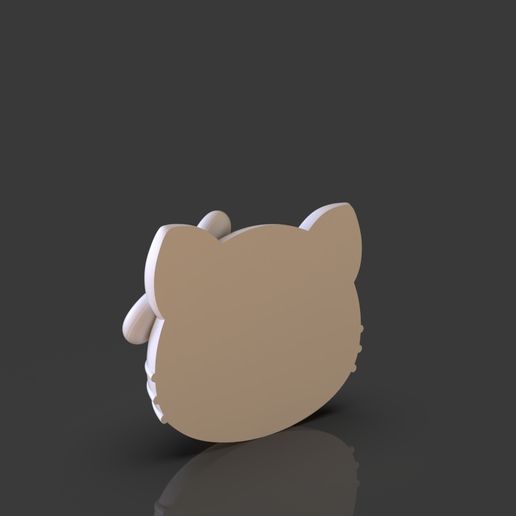 👋 Sanrio: Hello kitty head 01・Free STL File for 3D printing・Cults