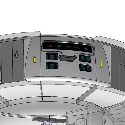 🌉 U.S.S. Enterprise Bridge Turbolift Doors - The Wrath of Khan for 8 in ...