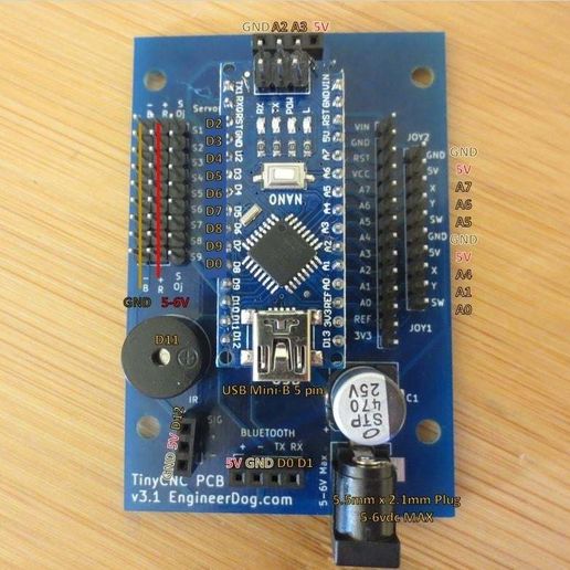 Descargar archivo STL gratis El pequeño robot de dibujo Mug-O-Matic CNC • Diseño para la ...