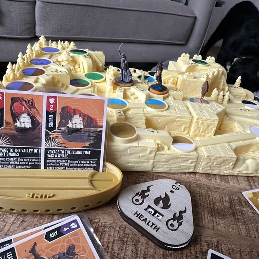 🗺️ Unmatched inspired 3d hanging gardens map, from volume 2・ STL File ...