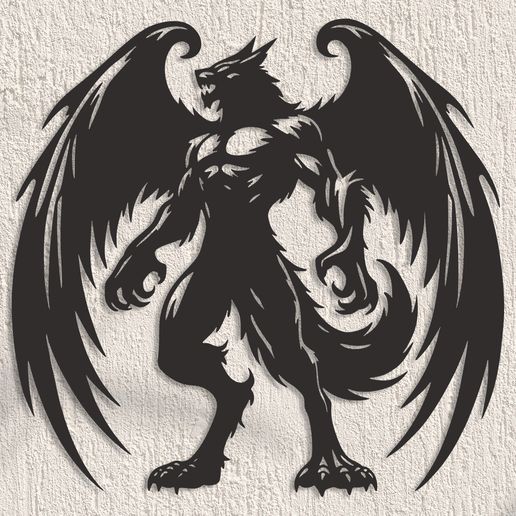 STL file Wolf STL/Dxf 🐺 (DXF)・3D print model to download・Cults