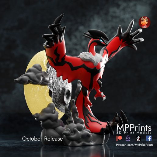 ⚰️ Yveltal - Presupported and FDM・ 3D File for 3D printing・Cults