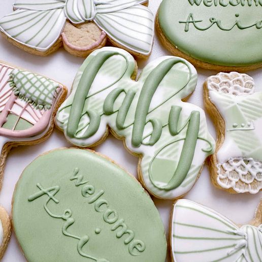 👶 4 sizes - Baby Word Script Cookie Cutter - SHARP cutting edges - So ...