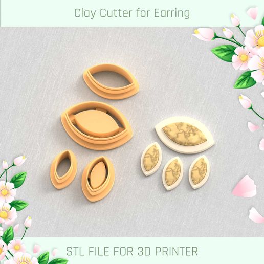 📁 Polymer Clay Cutter Stl File・Free 3D File for 3D printing・Cults