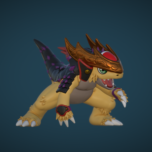 3D file Digimon Ryudamon 🐉 ・3D printable model to download・Cults