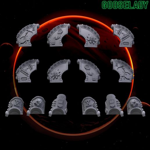 🤲 Steel Gauntlets SATYR-9 Upgrade Kit・ 3D File for 3D printing・Cults