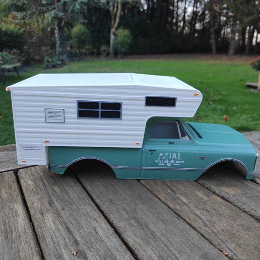 🚙 Axial SCX24 Chevrolet Chevy C10 Camping shell lightweight・ STL File ...