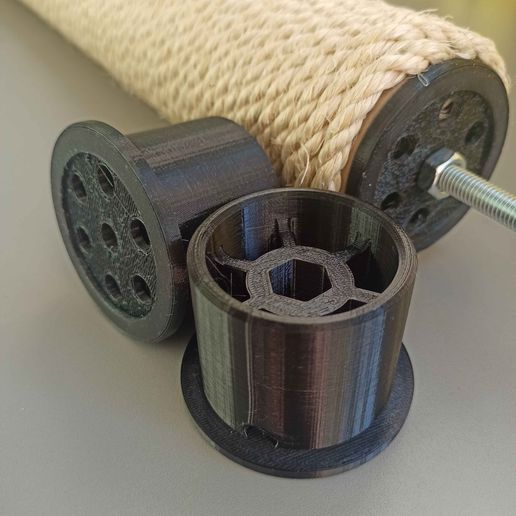 STL file CAT TREE PILAR CAP PLUG CAT SCRATCHING POST 🐱 ・3D printer ...