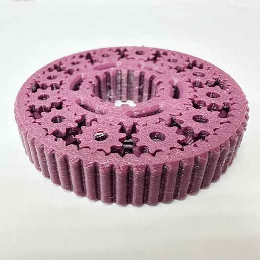 ⚙️ Gear Fidget with 12 small gears・ STL File for 3D printing・Cults