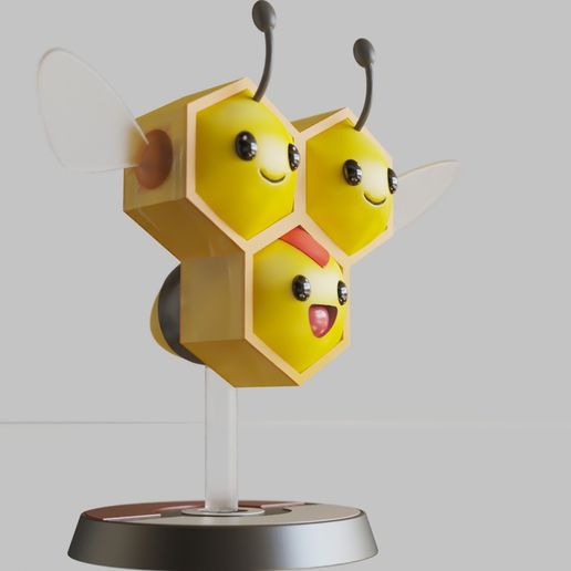 🎨 Combee - FAN ART - FIGURA POKÉMON -POKEMON・Archivo STL para ・Cults